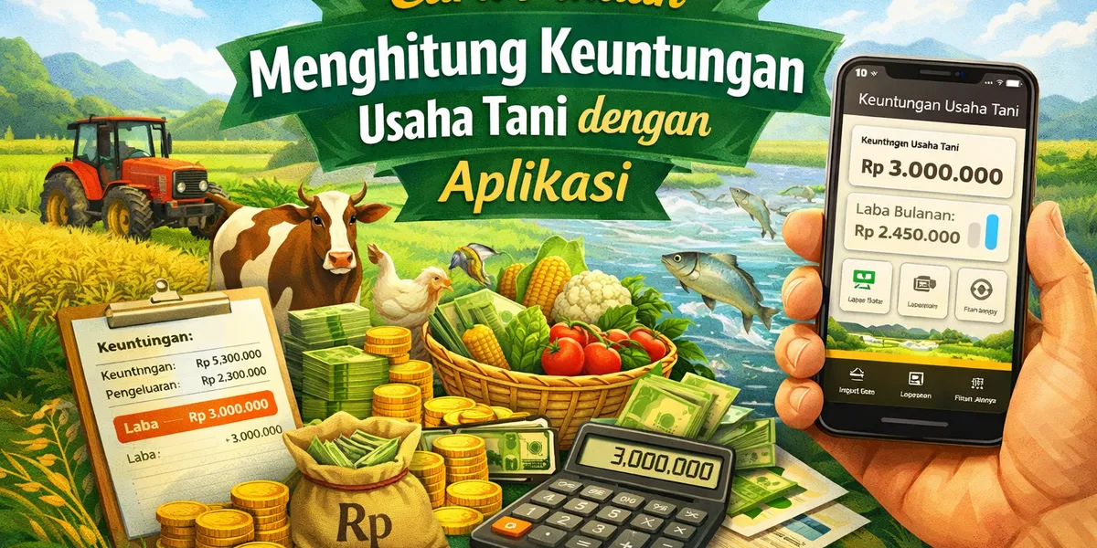 Cara Mudah Menghitung Keuntungan Usaha Tani dengan Aplikasi